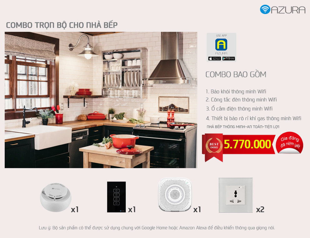 Combo for the kitchen set - AZURA